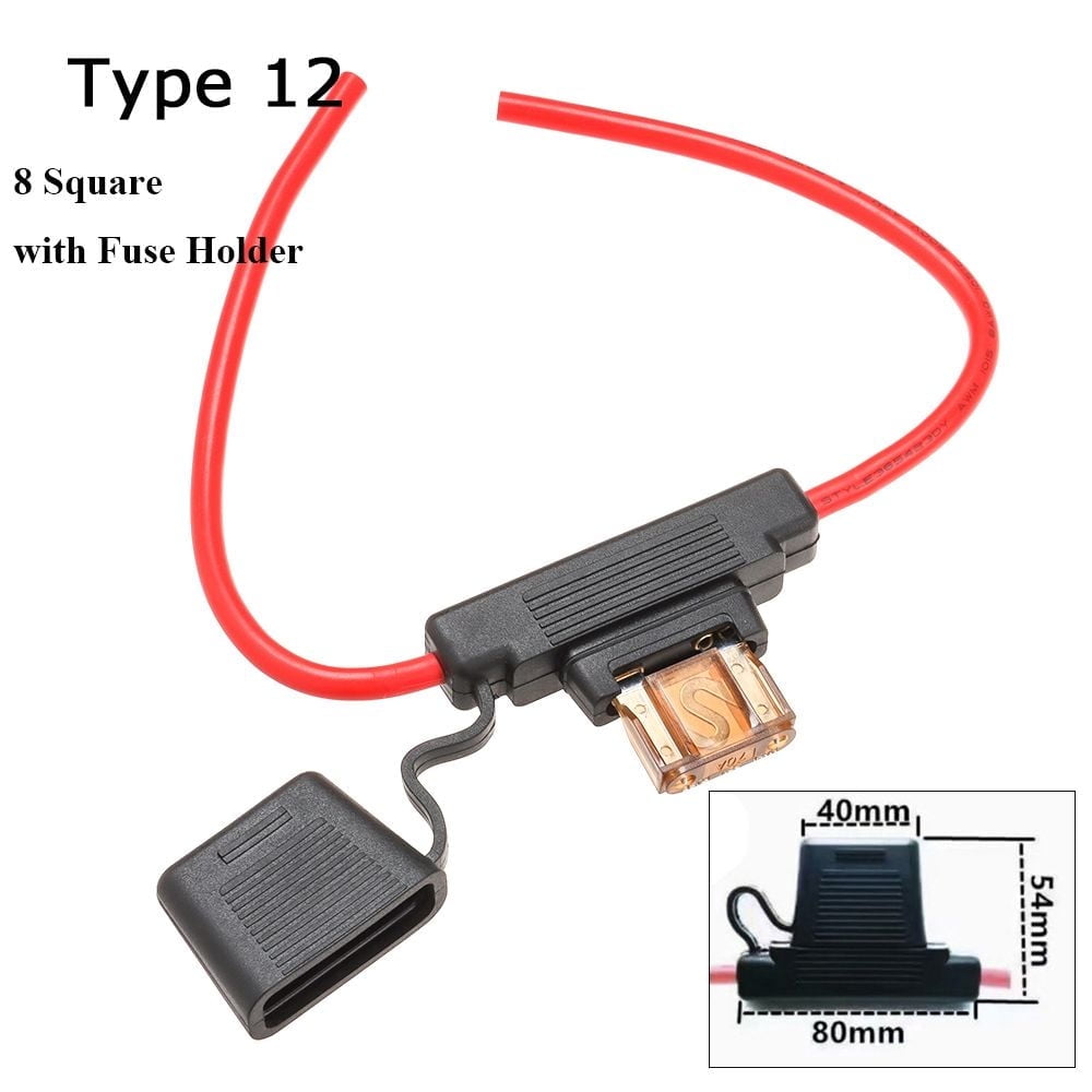Fuses Car High Temperature Protection Fuse Socket Waterproof Power ...