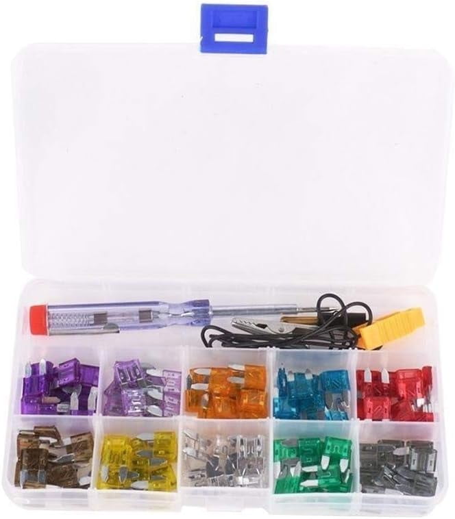 Fuses and Accessories for Car 100pcs Mini Car Fuse Kit Color Coded for ...