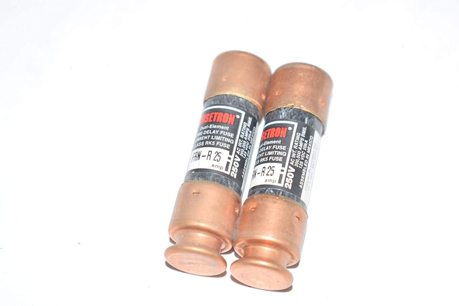 Fusetron FRN-R-25 Fuse 25 Amp 600 Vac - Walmart.com