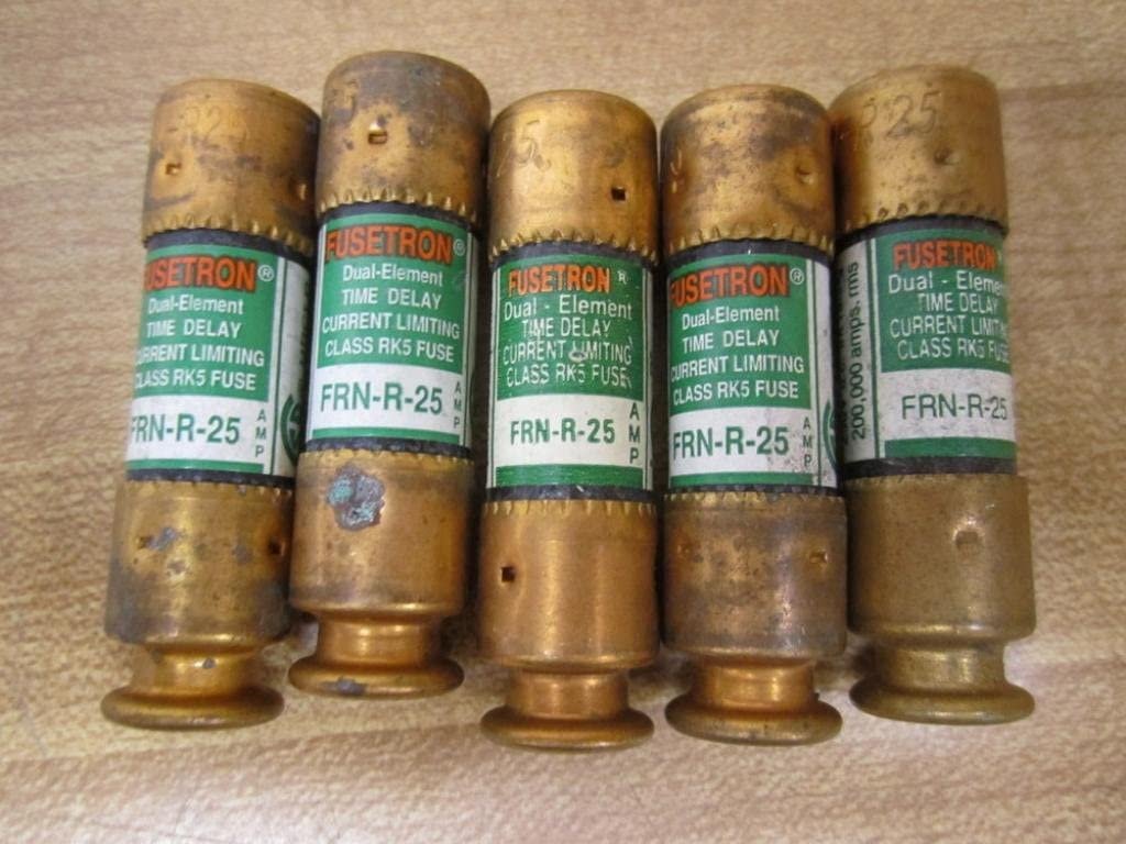 Fusetron FRN-R-25 Fuses FRNR25 Pack of 5 - Walmart.com
