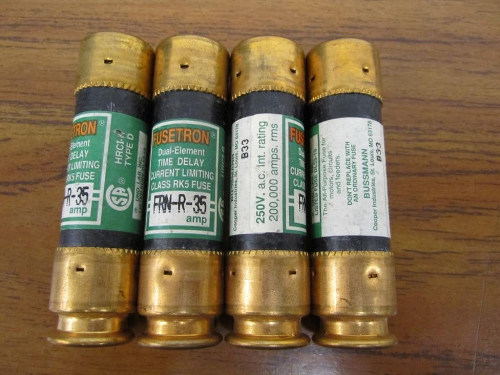 Fusetron FRN-R-35 Fuse FRNR35 Pack of 4 - Walmart.com