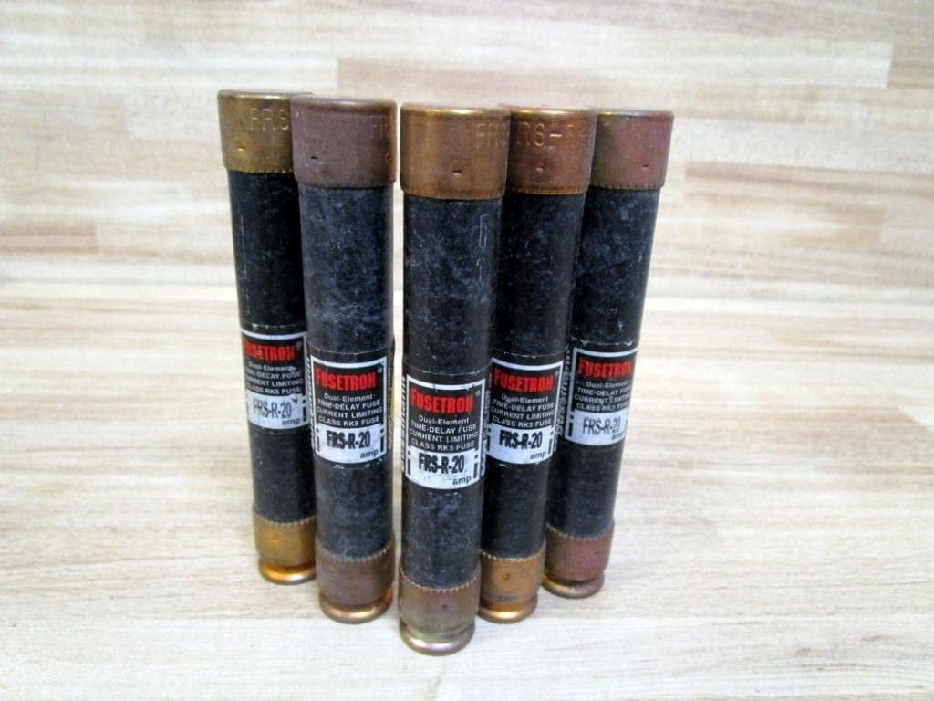Fusetron FRS-R-20 Fuse FRSR20 Pack of 5 - Walmart.com