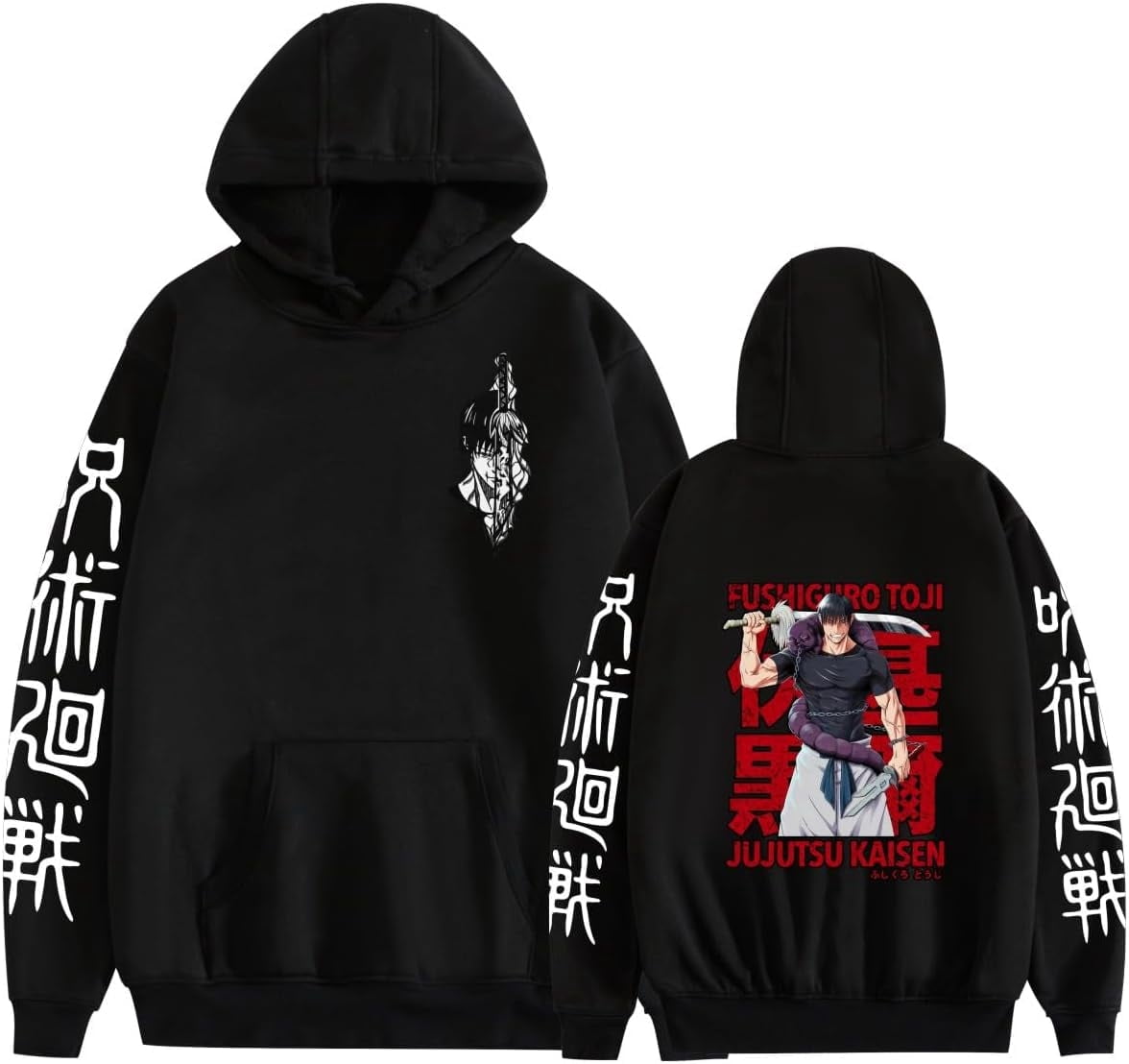 Fushiguro Toji Itadori Yuji Hoodie 3D Japanese Cosplay Sweatshirts ...