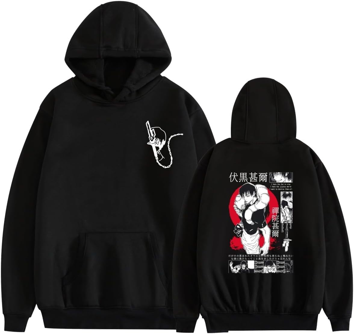 Fushiguro Toji Itadori Yuji Hoodie 3D Japanese Cosplay Sweatshirts ...