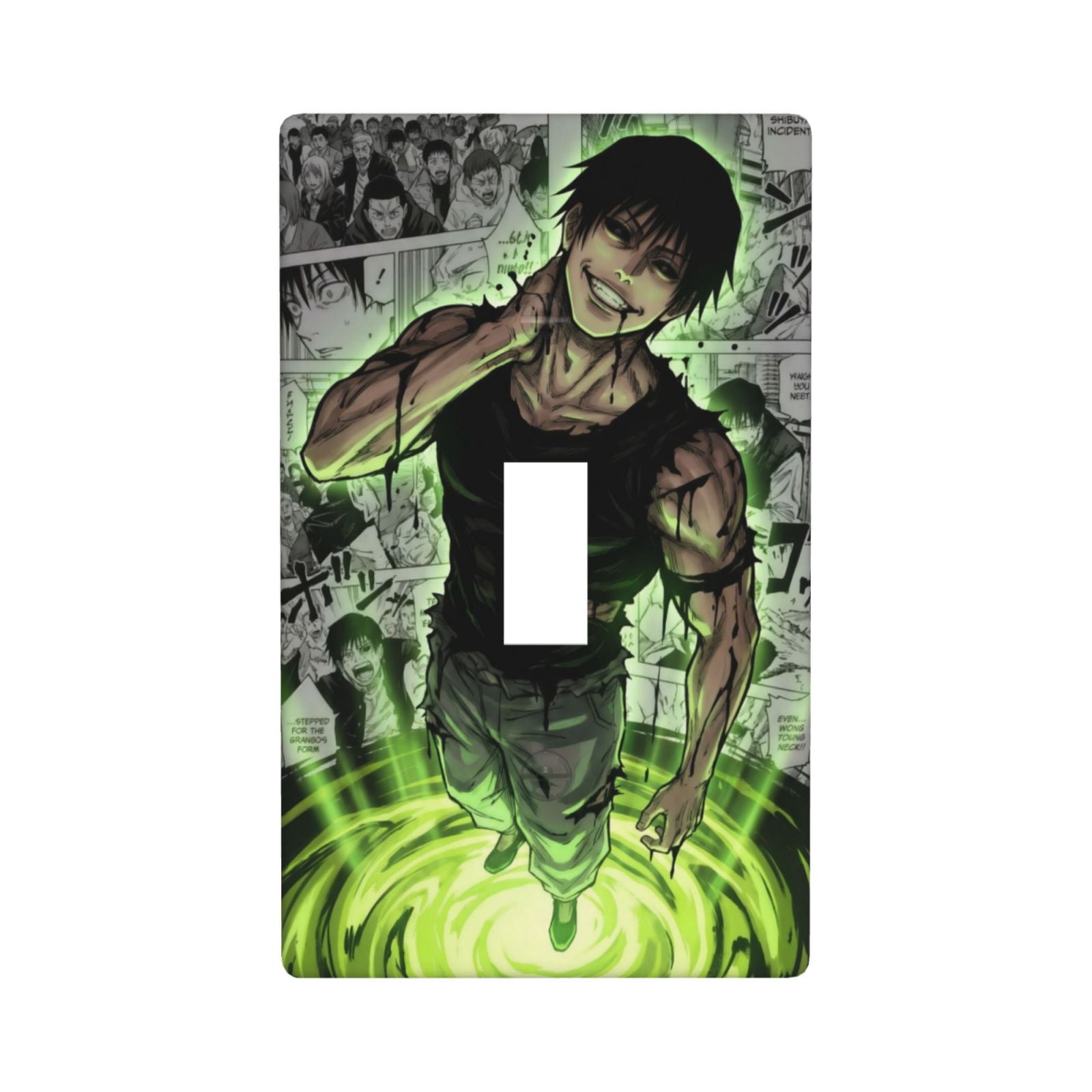 Fushiguro Toji Single Toggle Light Switch Plates Outlet Covers ...