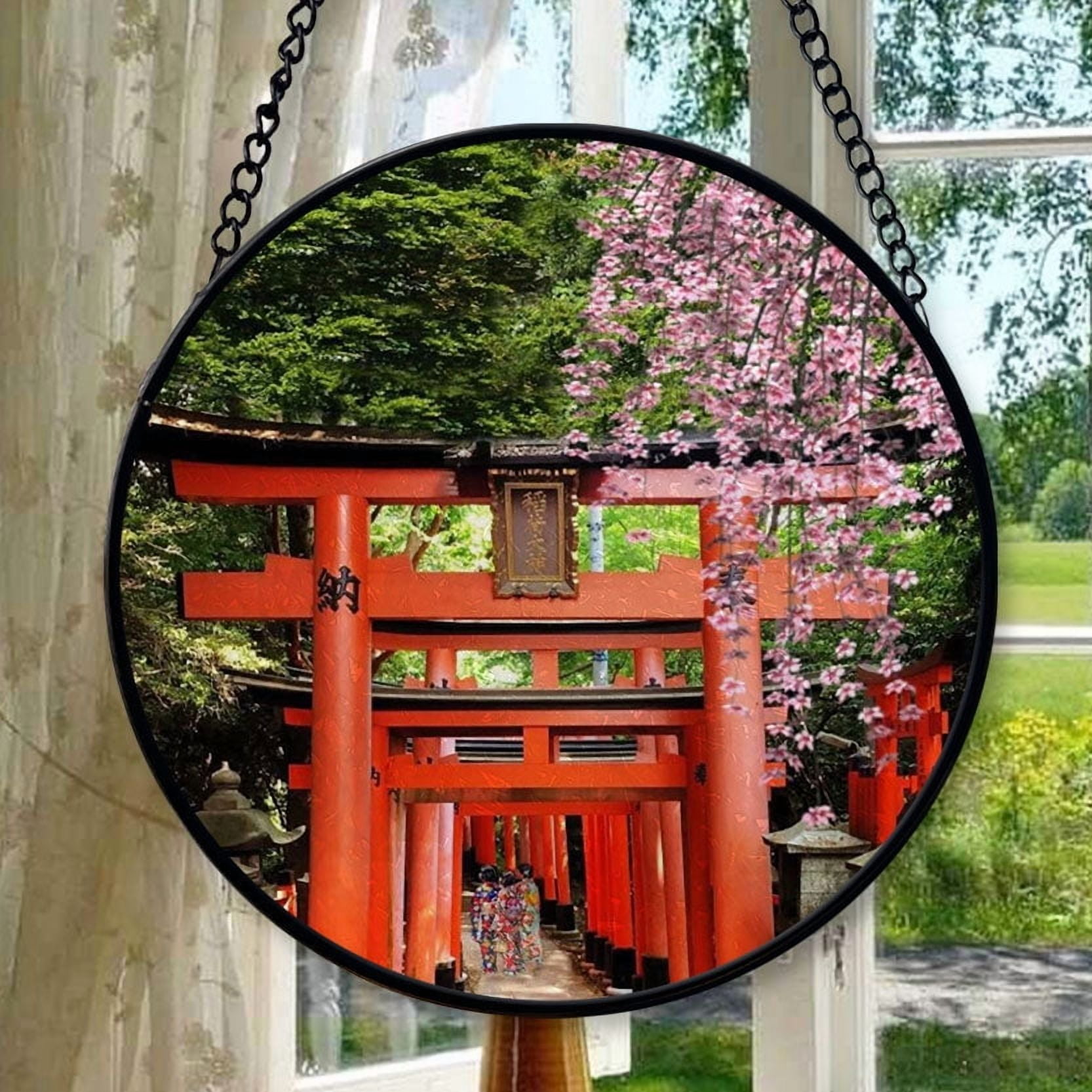 Fushimi Inari Shrine Stained Glass Ornament 2025, Travel Landmark ...