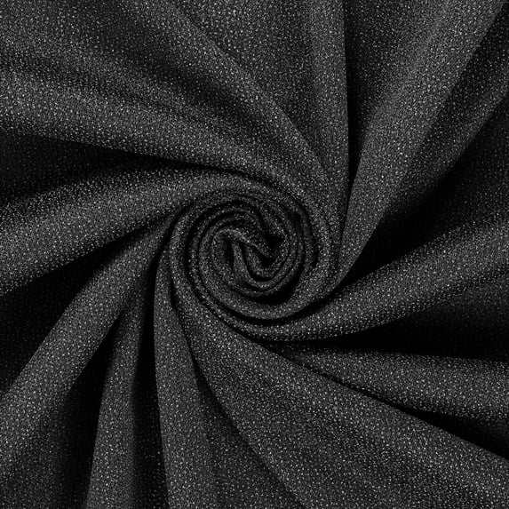 Fusible Interfacing Iron-On Polyester 60" Fabric By The Yard (Black ...
