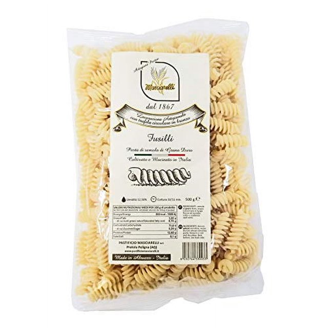 Fusilli 5 Pack - Imported artisan Italian Pasta from Abruzzo Italy, 500 ...