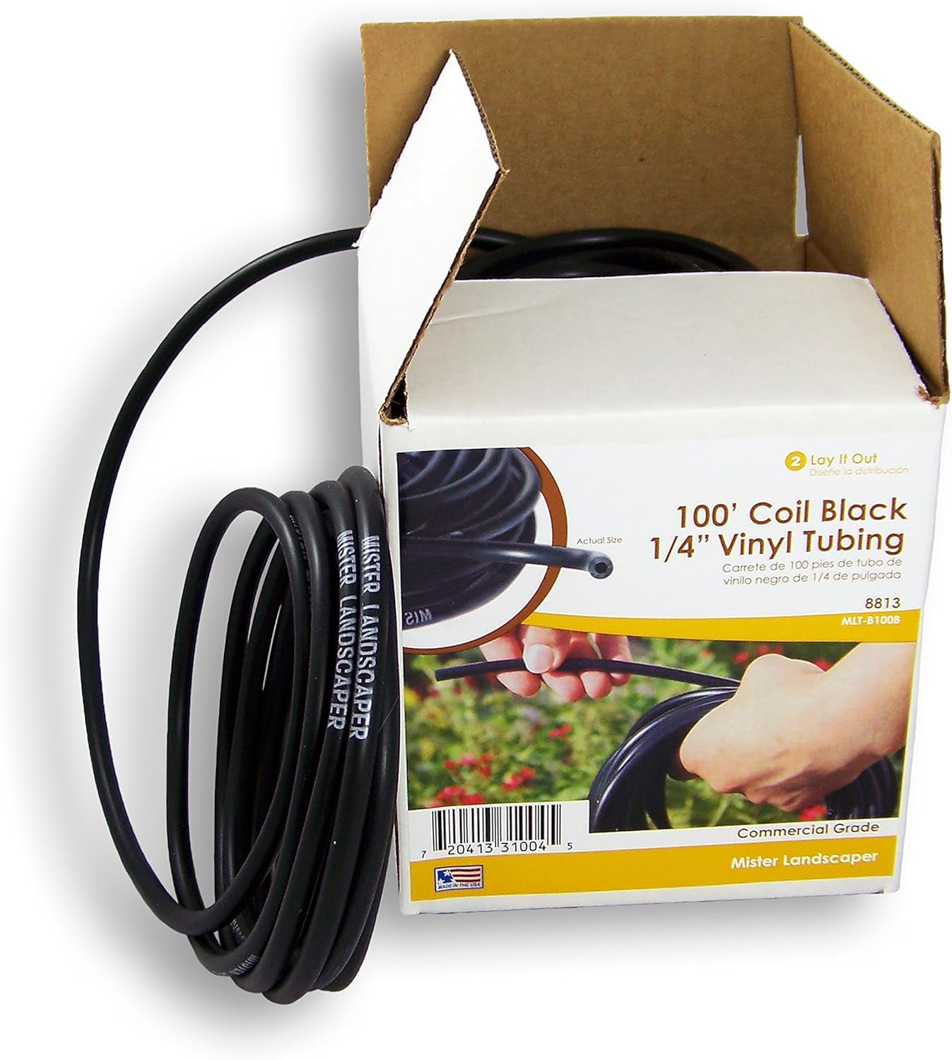 Fusion 100-ft Coil 1/4-in Black Vinyl Tubing - Walmart.com