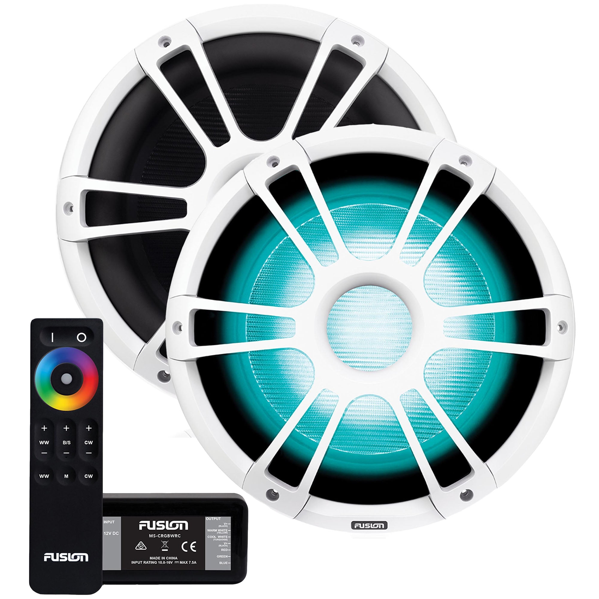 Fusion 2- SG-SL122SPW Signature Series 12" Subwoofer White Sports ...