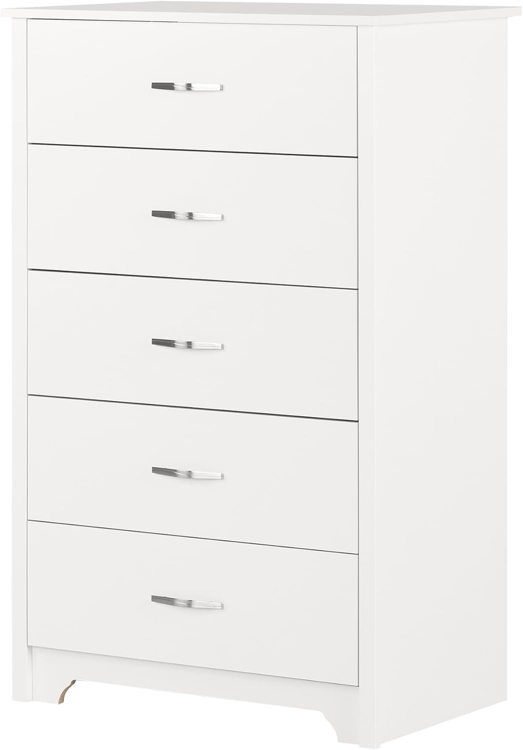 Fusion 5-Drawer Chest Pure Black - Walmart.com