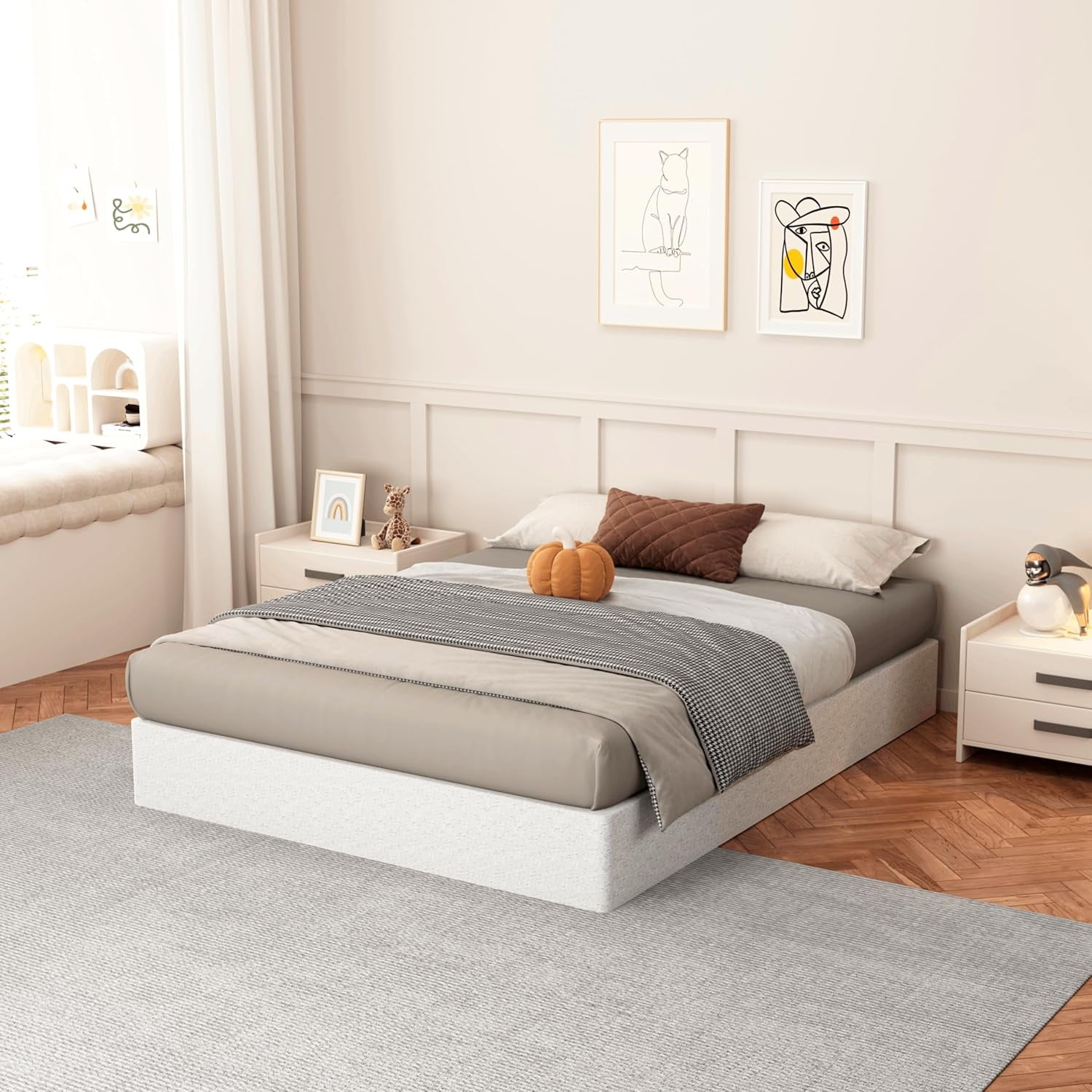 Fusion 9 Inch Box Spring Queen, Low Profile Mattress Foundation ...