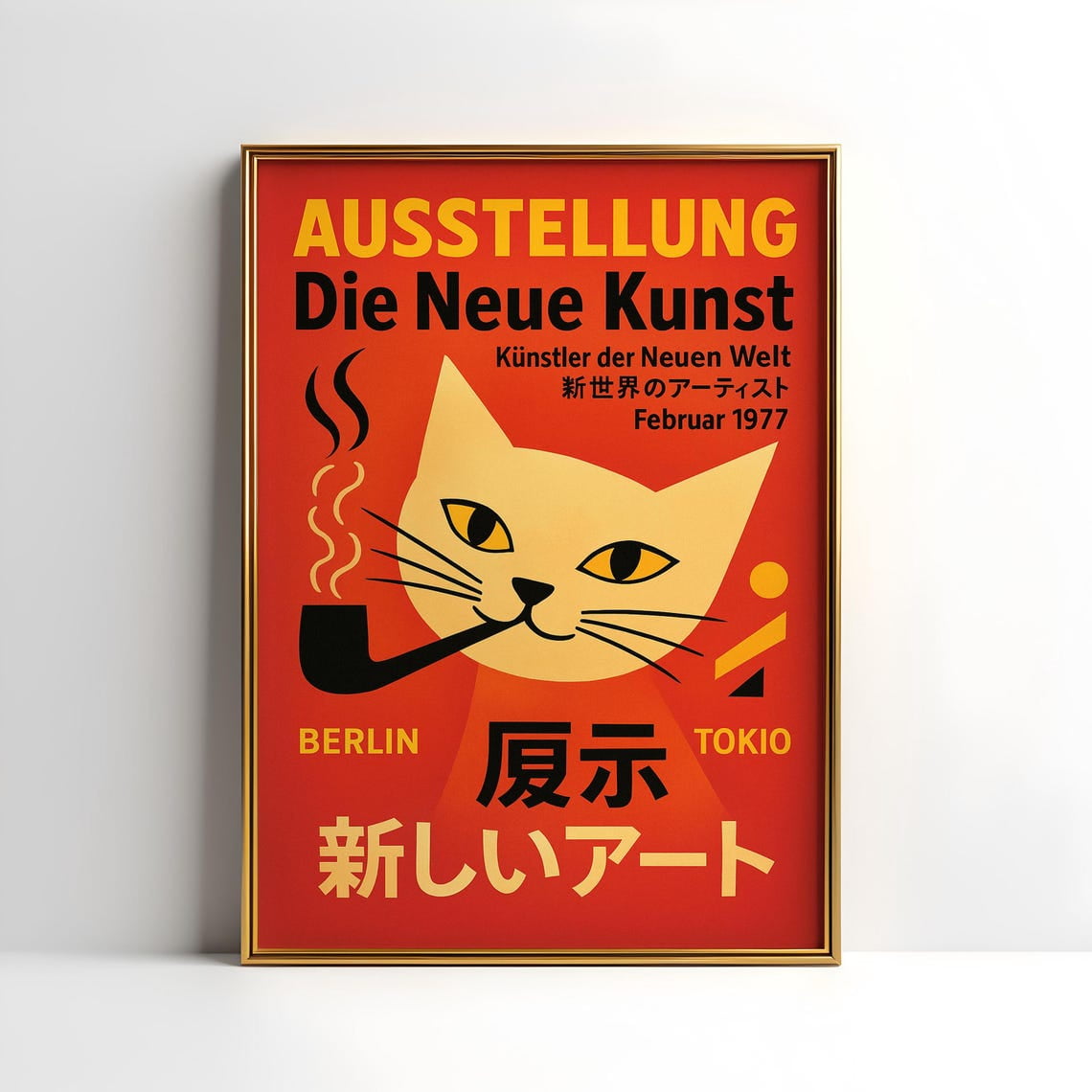 Fusion Art Berlin Tokyo Poster – German Japanese Exhibition Print ...