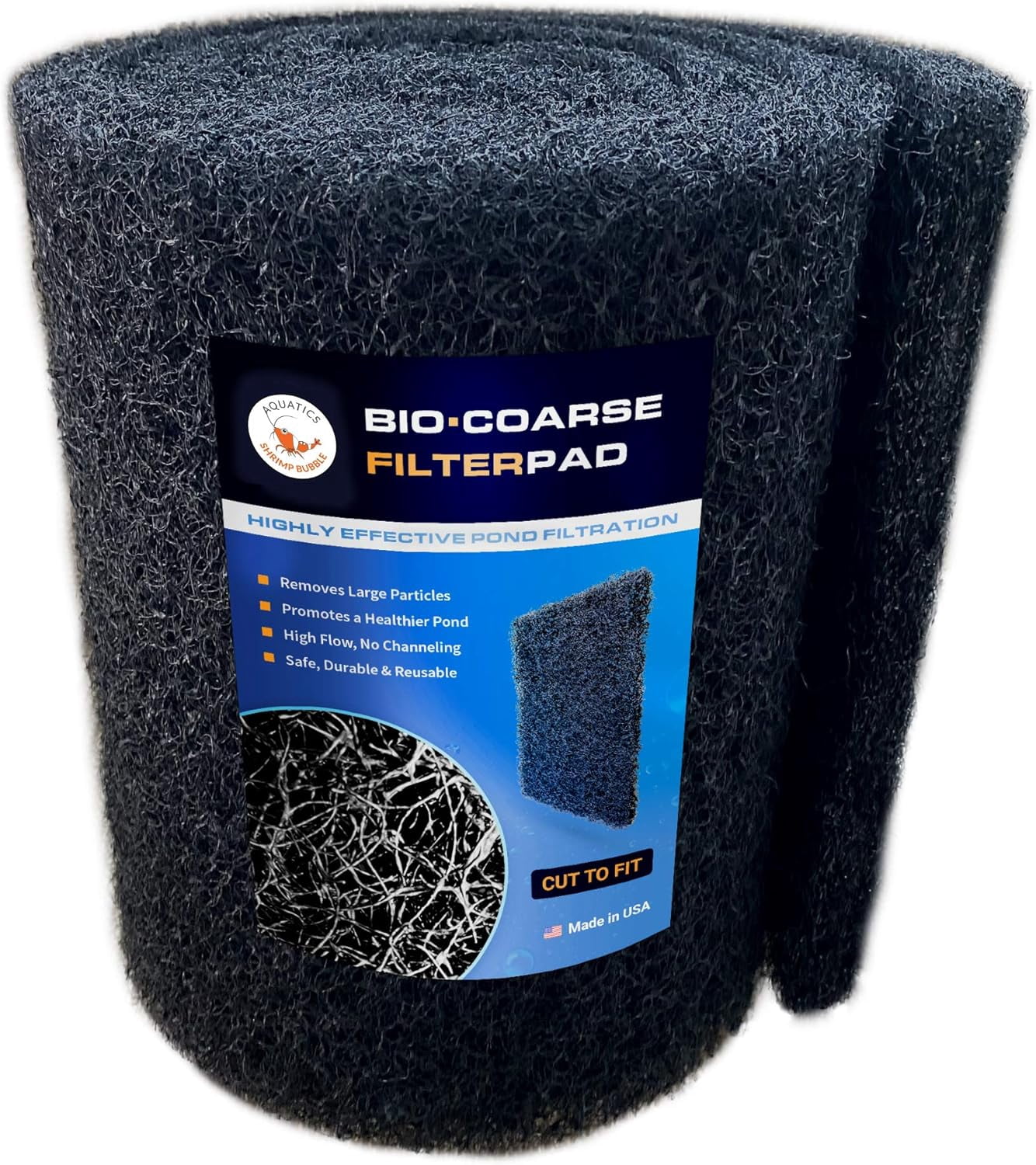 Fusion Classic Koi Pond Filter Pad COARSE –12 inches by 72 inches by 1 ...