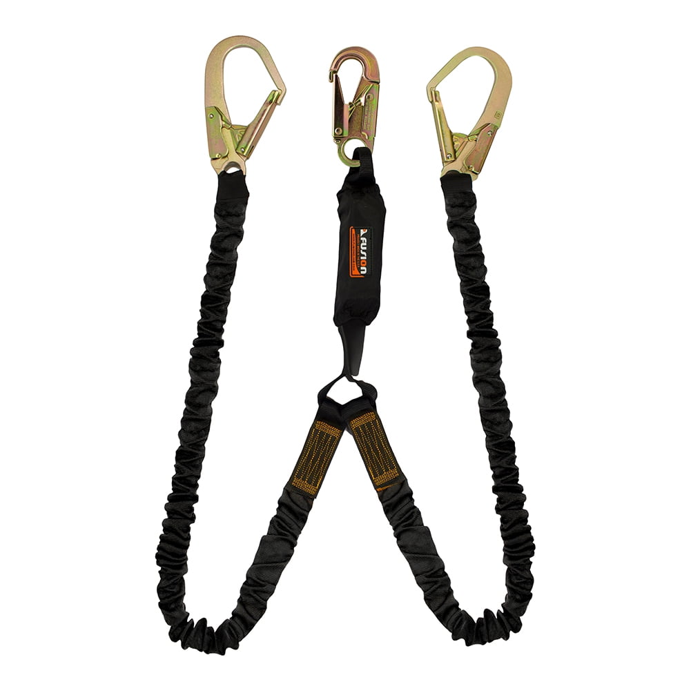 Fusion Climb 6ft 72"x1.75" Y-Legged Internal Shock Absorbing Fall ...