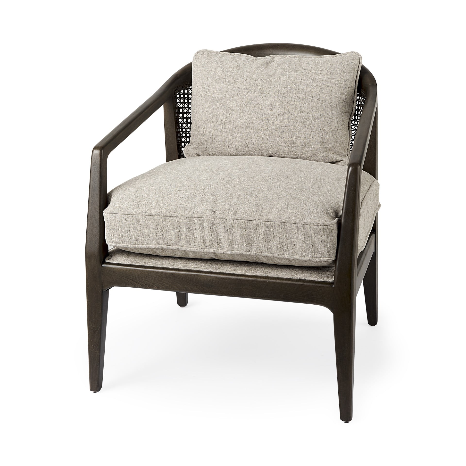 Fusion Dark Cane Back Arm Chair - Walmart.com
