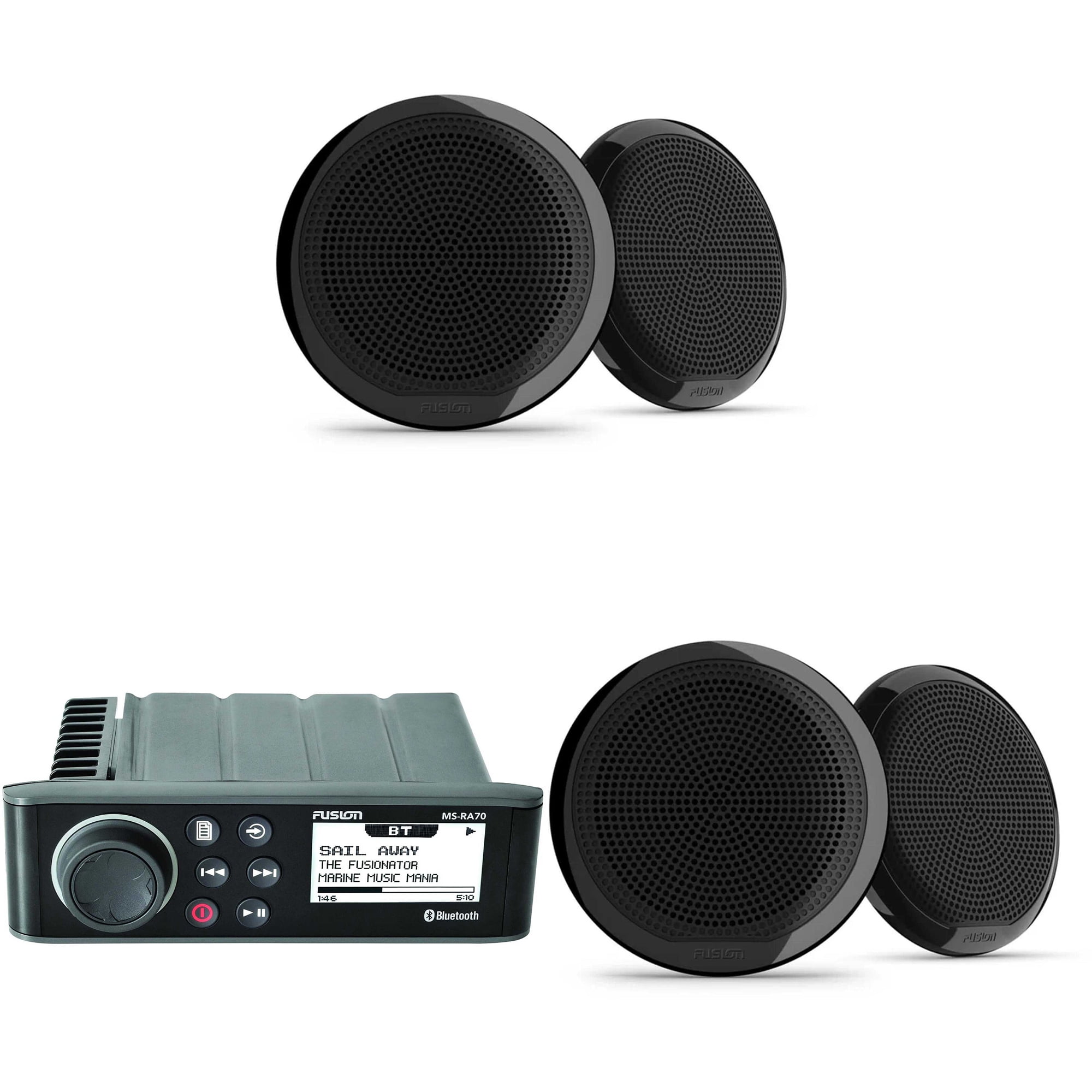 Fusion Entertainment MS-RA70 Marine Entertainment System with Bluetooth ...