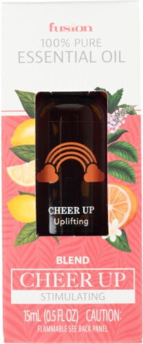 Fusion Essential Oil Blend Cheer Up 0.5 fluid ounces Packaging May Vary ...