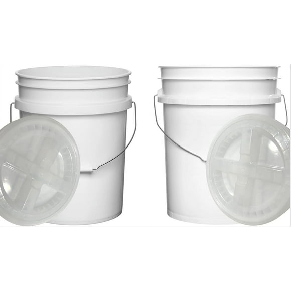 Clear 5 Gallon Bucket
