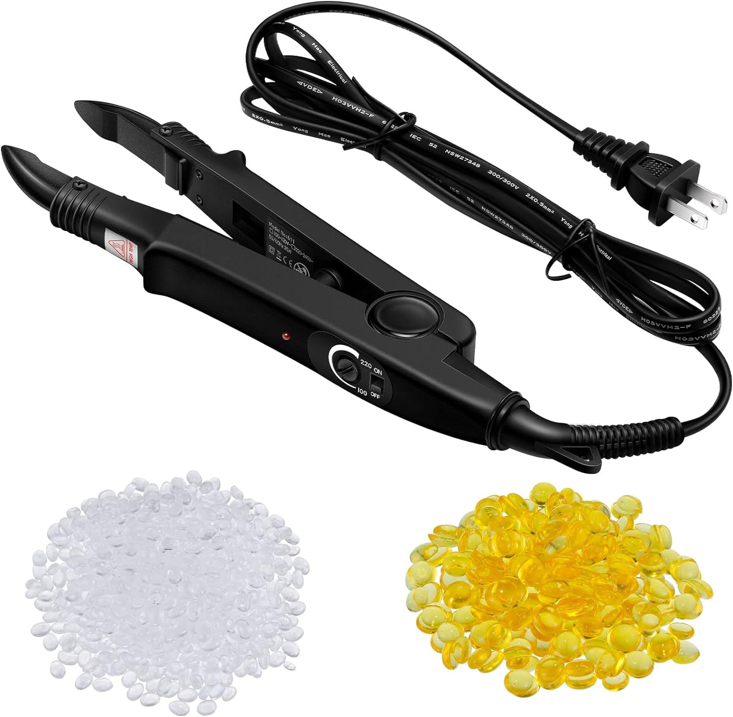 Fusion Hair Extensions Tool US Plug Professional Hair Extensions Tools ...