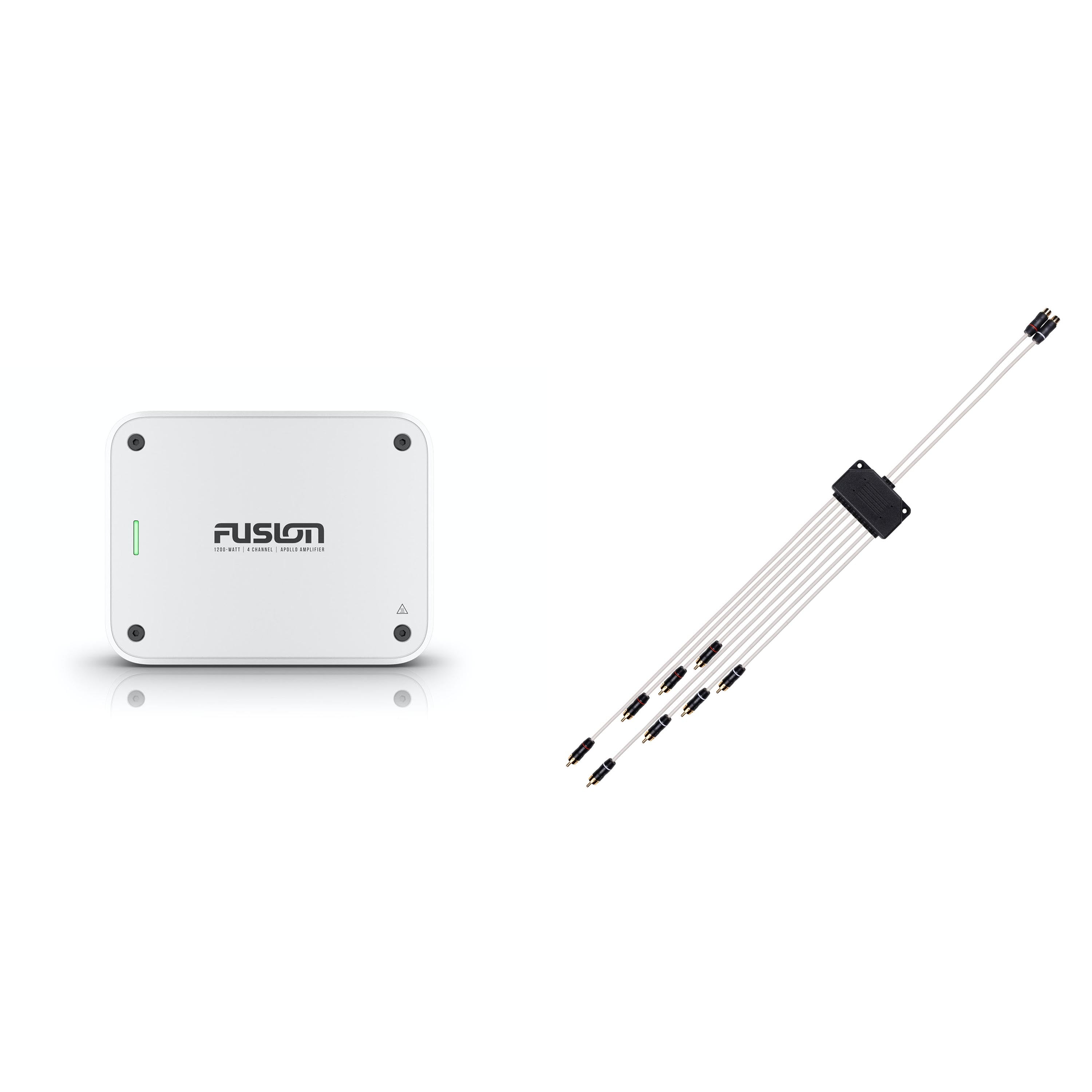 Fusion MS-AP41200 150w per channel RMS @4ohm Apollo 4 Channel Marine ...