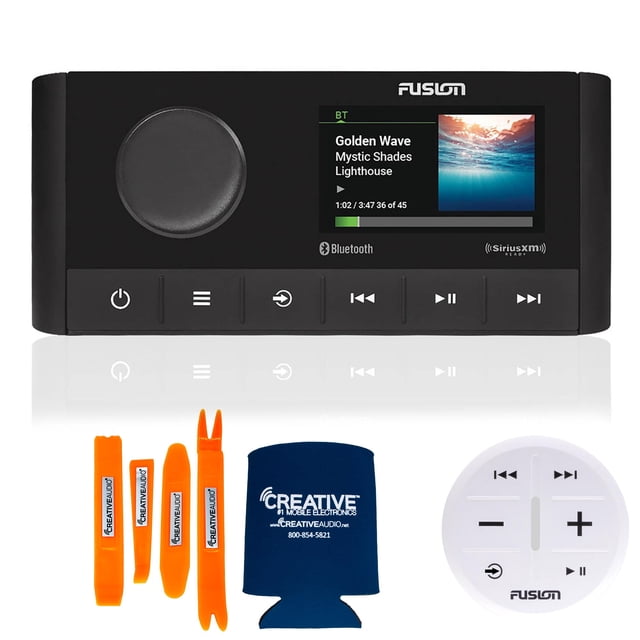 Fusion MS-RA210 Marine Entertainment System with ARX70W White Wireless ...