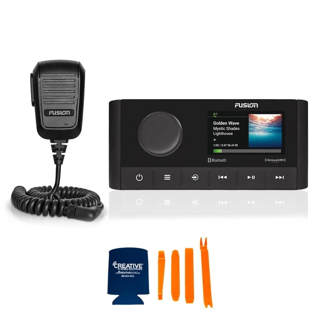 Fusion MS-RA210 Marine Entertainment System with Fusion MS-FHM Marine ...