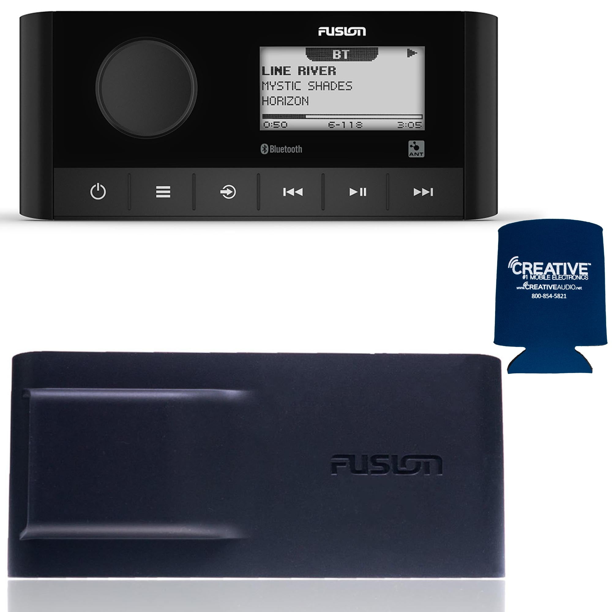 Fusion MS-RA60 Marine Stereo with MS-RA670CV MS-RA670CV Fusion Silicon ...
