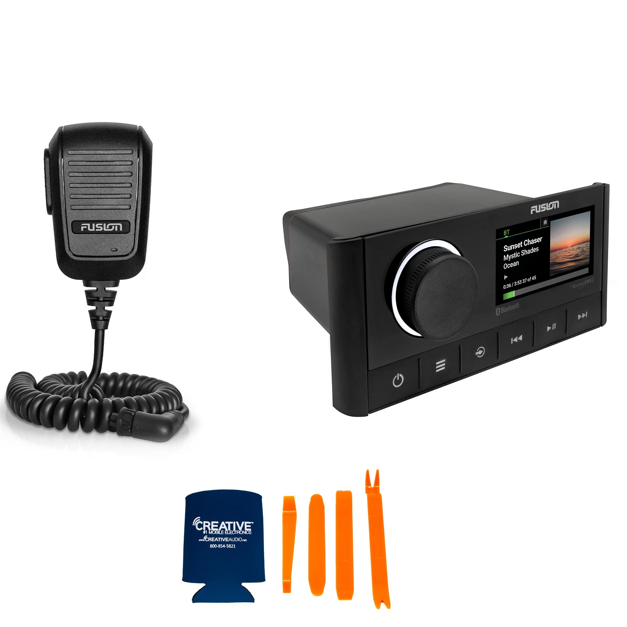 Fusion MS-RA670 Apollo Marine Entertainment System + MS-FHM Handheld ...