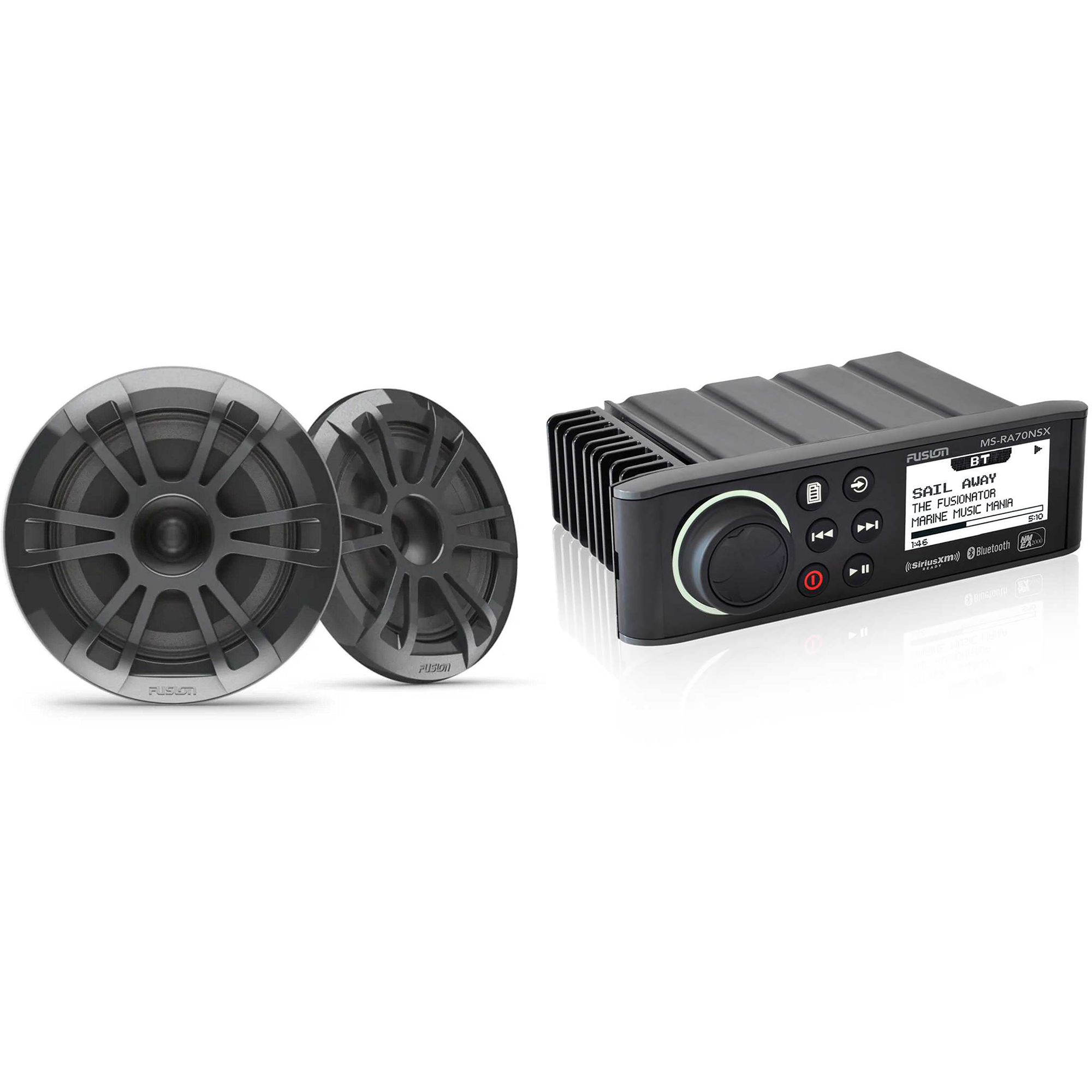 Fusion MS-RA70N Marine Entertainment System with Bluetooth & NMEA 2000 ...