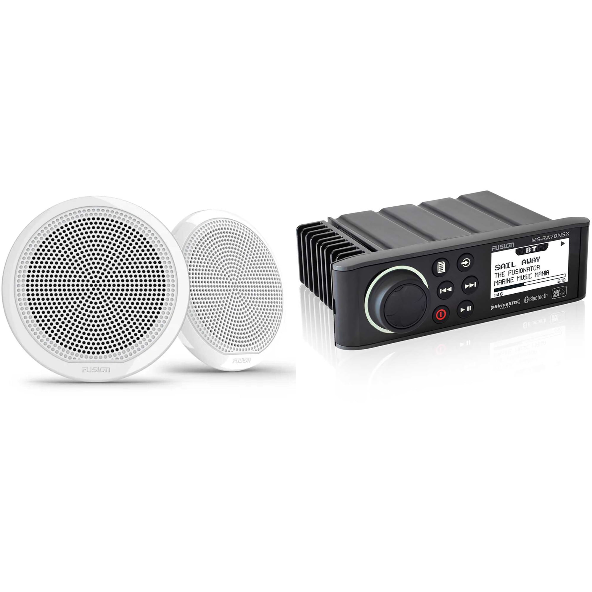 Fusion MS-RA70N Marine Entertainment System with Bluetooth & NMEA 2000 ...