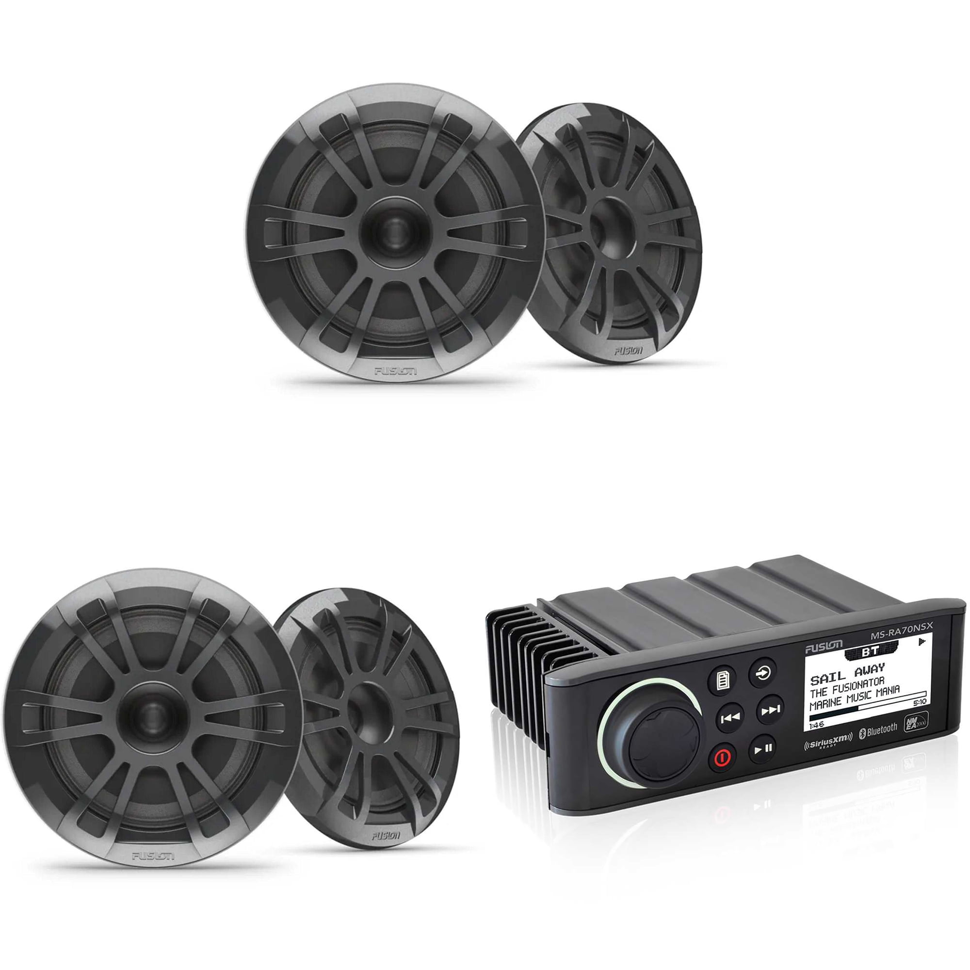 Fusion MS-RA70NSX Marine Entertainment System with Bluetooth & NMEA ...