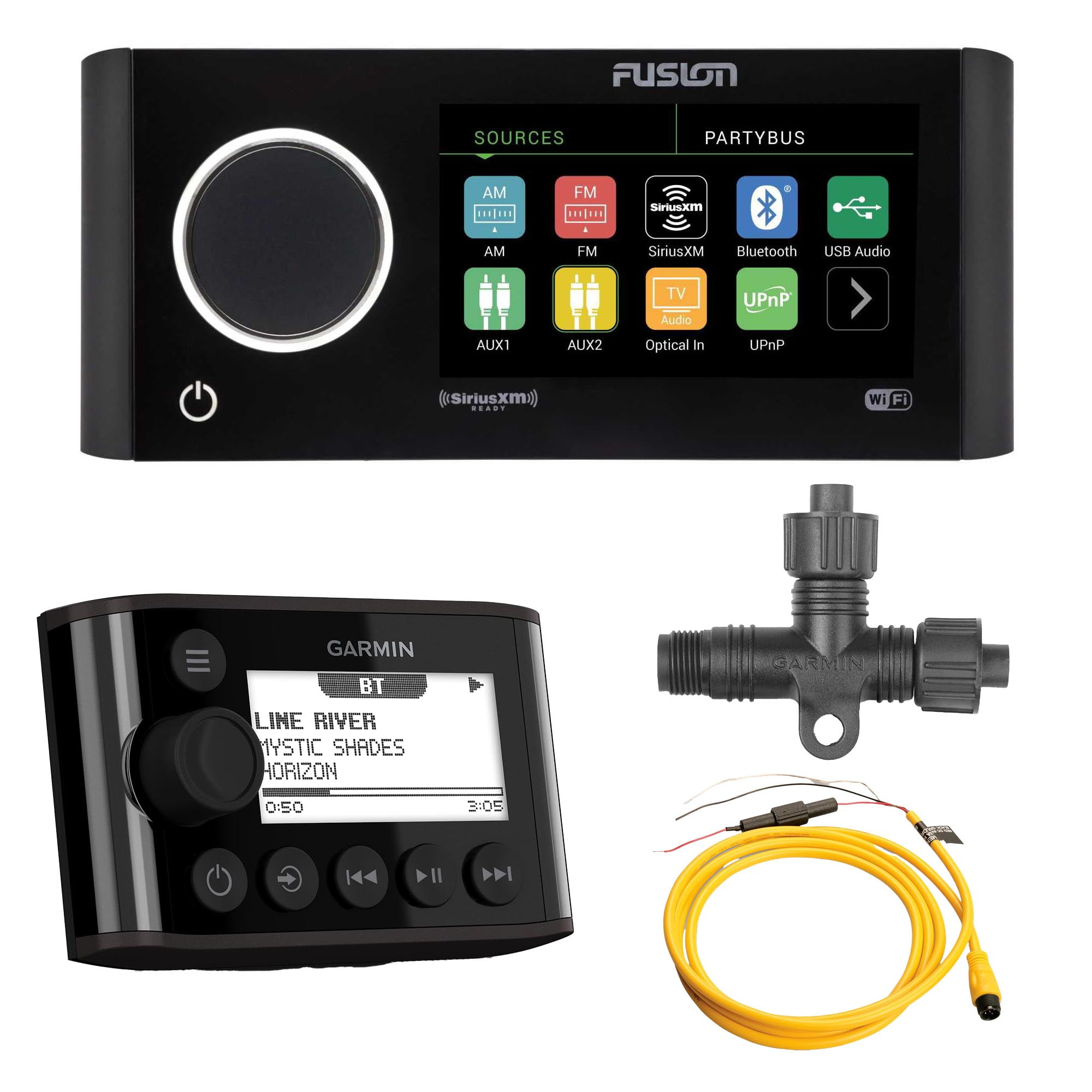 Fusion MS-RA770 Apollo Touchscreen Marine Entertainment System With Built-In Wi-Fi - Compatible ...