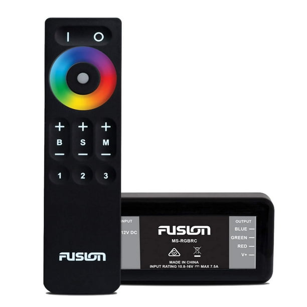 Fusion MS-RGBRC RGB Lighting Control Module w/Wireless Remote Control ...
