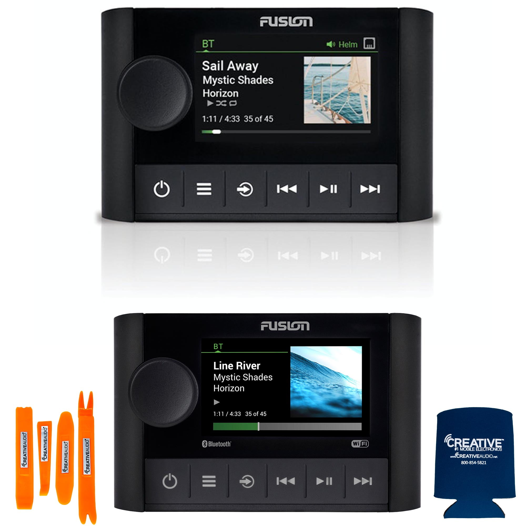 Fusion MS-SRX400 Apollo Marine Entertainment System with MS-ERX400 ...