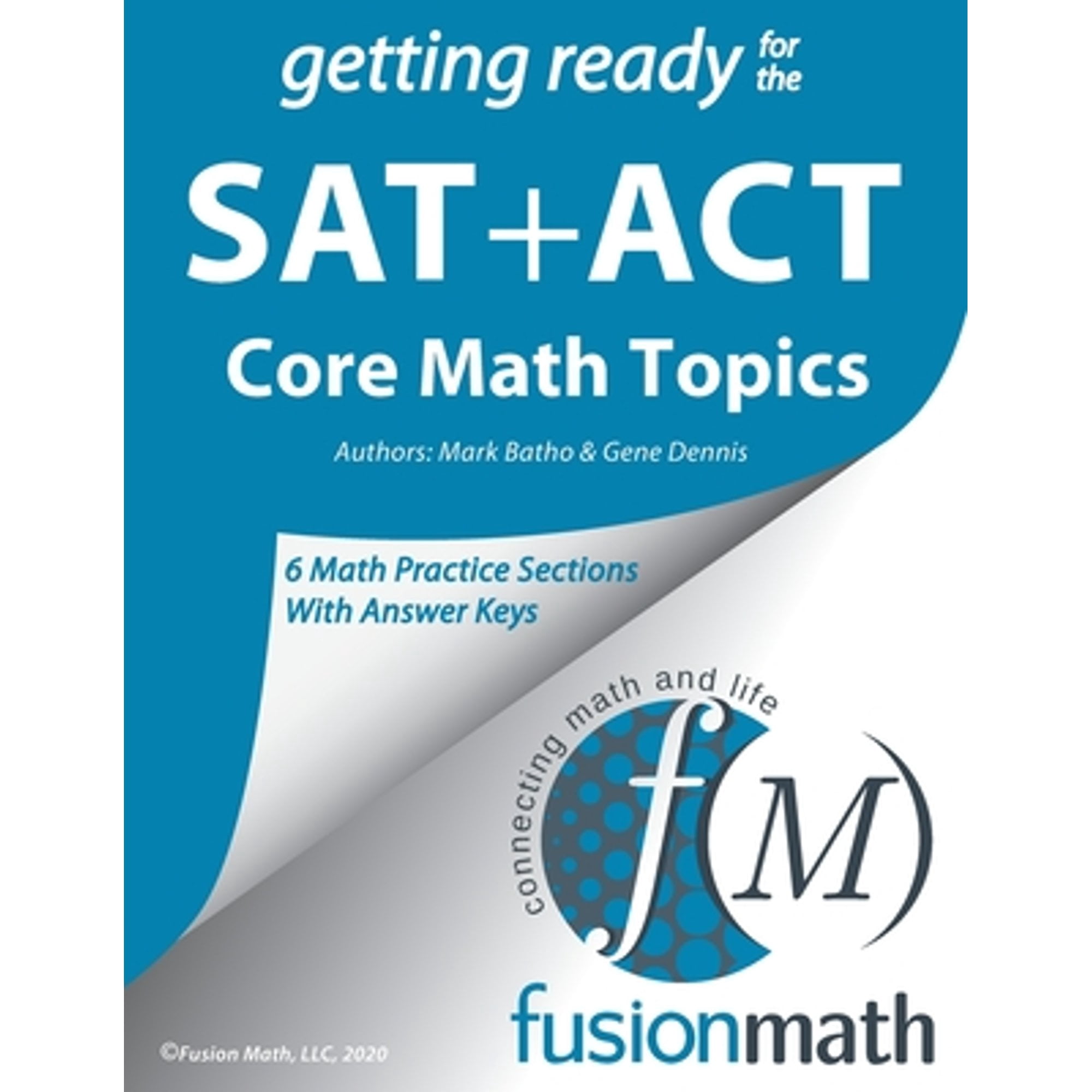 Pre-Owned Fusion Math SAT + ACT Core Math Topics (Paperback ...