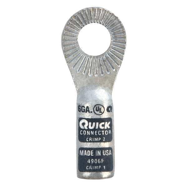 Fusion OneHole Lug Compression Connector,Copper 4906F - Walmart.com