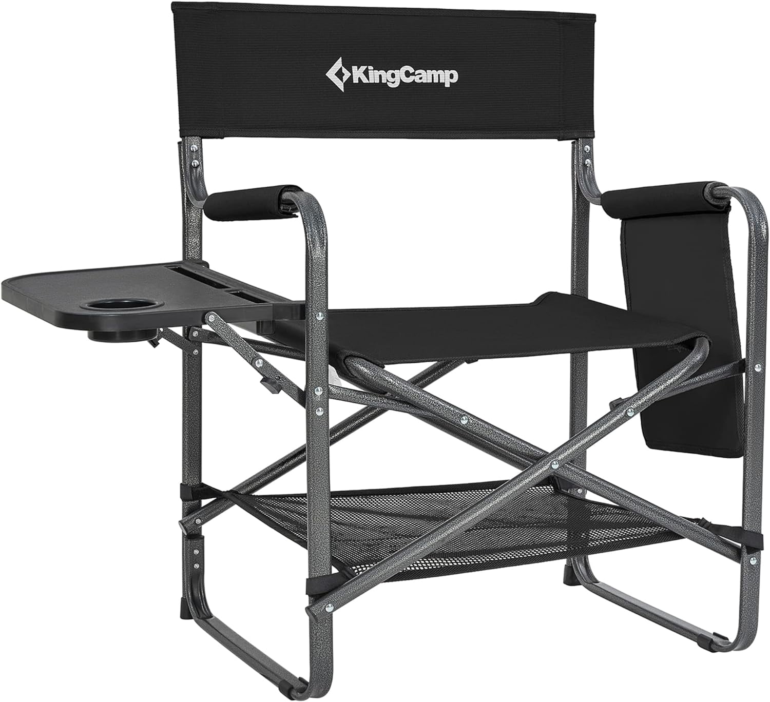 Fusion Premium Extra Heavy Duty Wide Camping Directors Chairs Supports ...