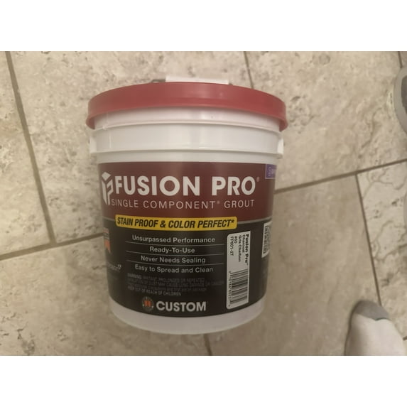 Fusion Pro Single Component Grout - 1 Gallon - 380 Charcoal Gris ...