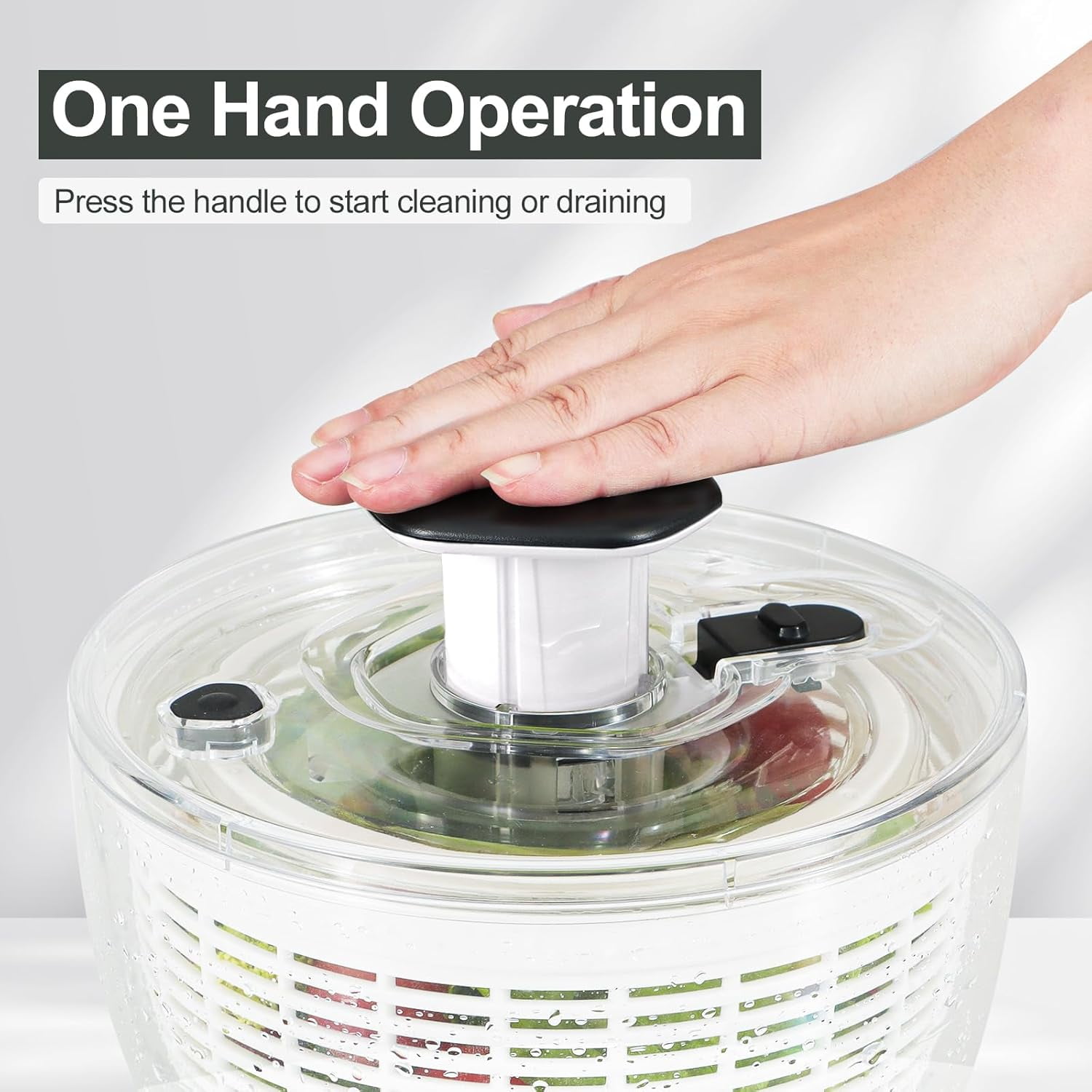 Fusion Salad Spinner Small Lettuce Spinner Kitchen Gadgets Vegetable ...