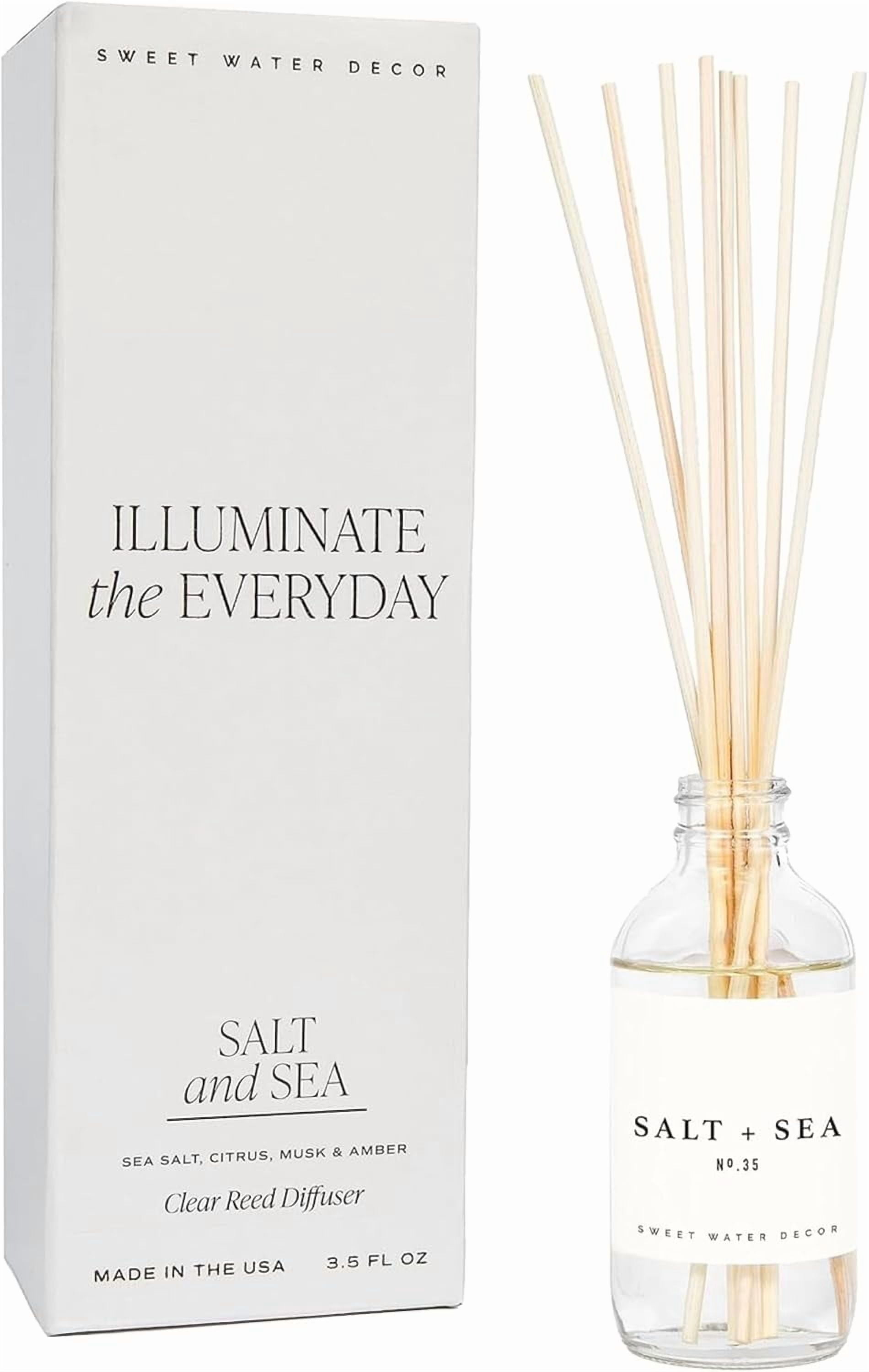 Fusion Salt & Sea Reed Diffuser Set - Sea Salt Citrus & Musk Amber ...
