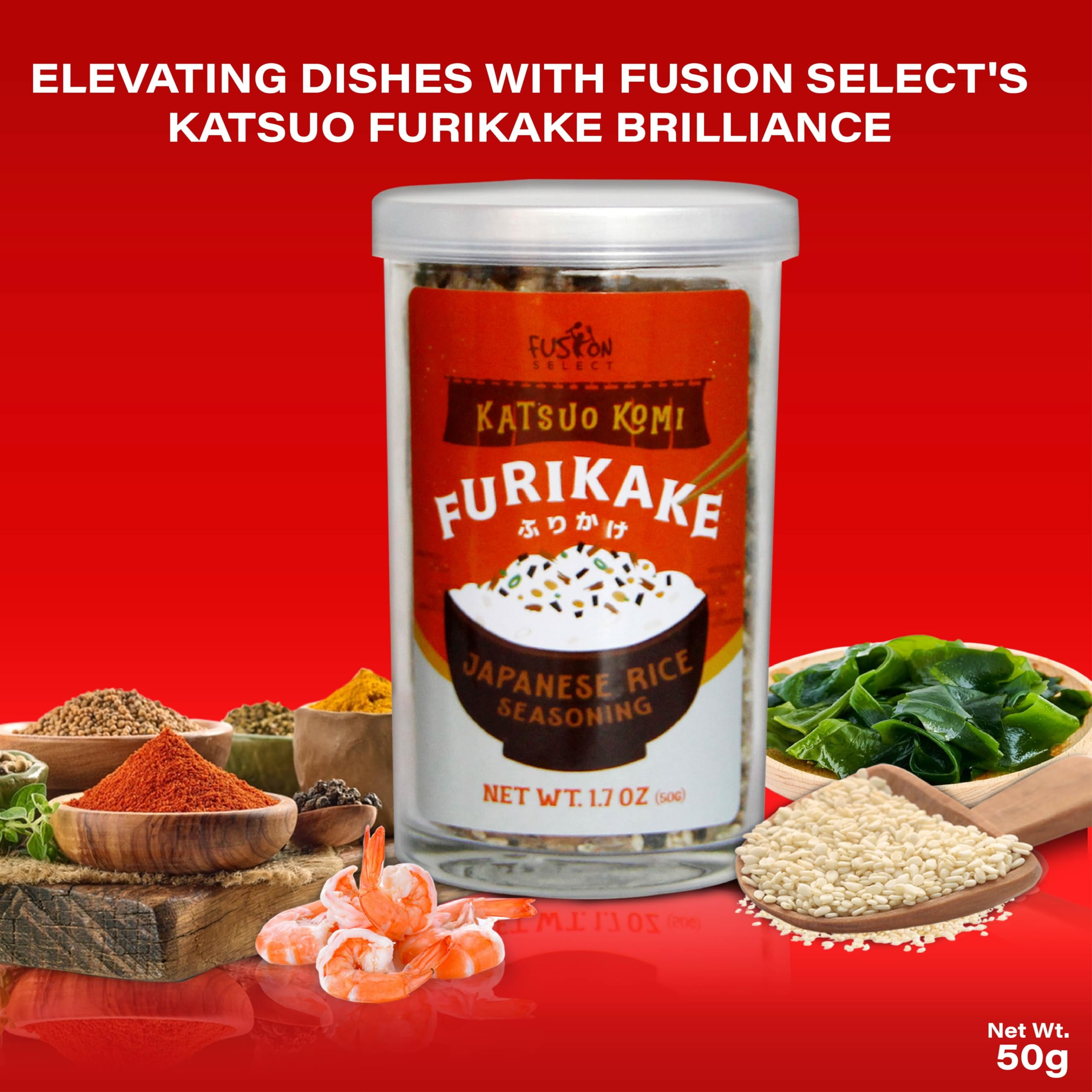 Fusion Select 2 Packs Furikake Rice Seasoning H2FSD- Furikake Seasoning ...