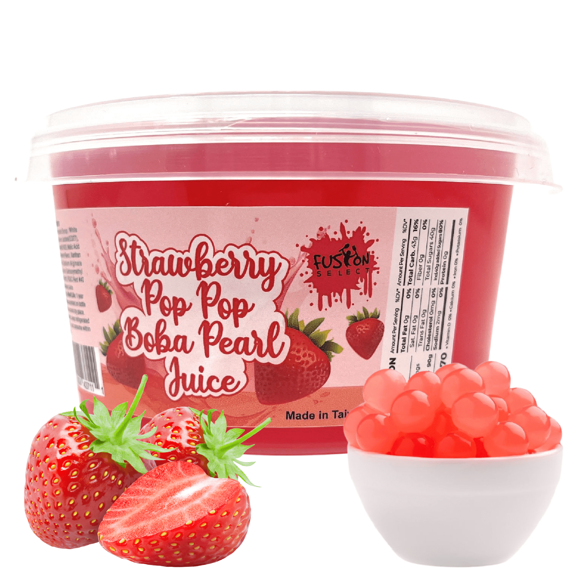 Fusion Select Bursting Boba Popping Boba Pearls - Fruit Tea Snack ...