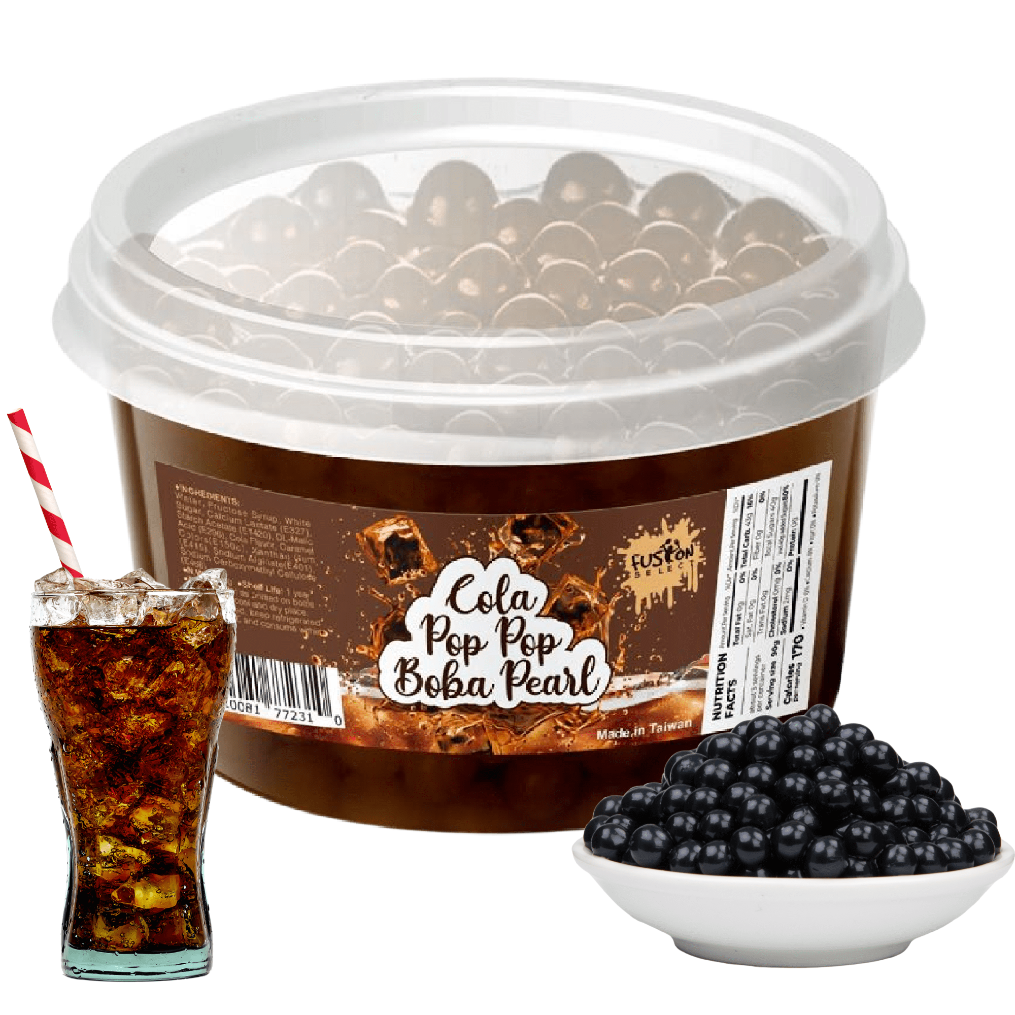 Fusion Select Cola Soda Bursting Boba Popping Boba Pearls for Bubble ...