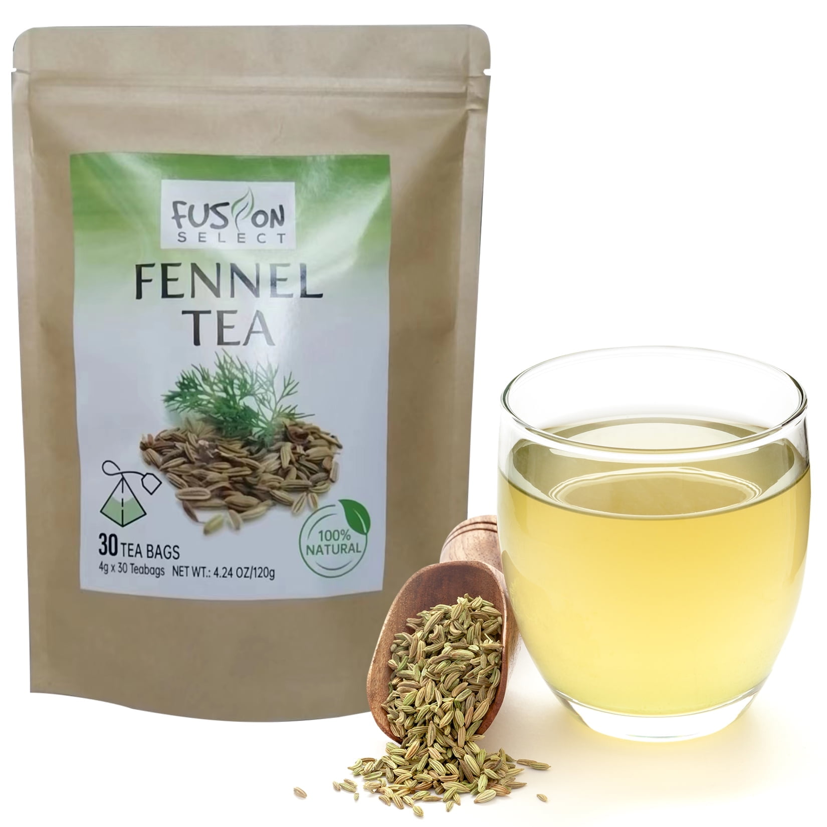 Fusion Select Fennel Tea Bags, Natural Relaxing Tea, Zero Sugars ...