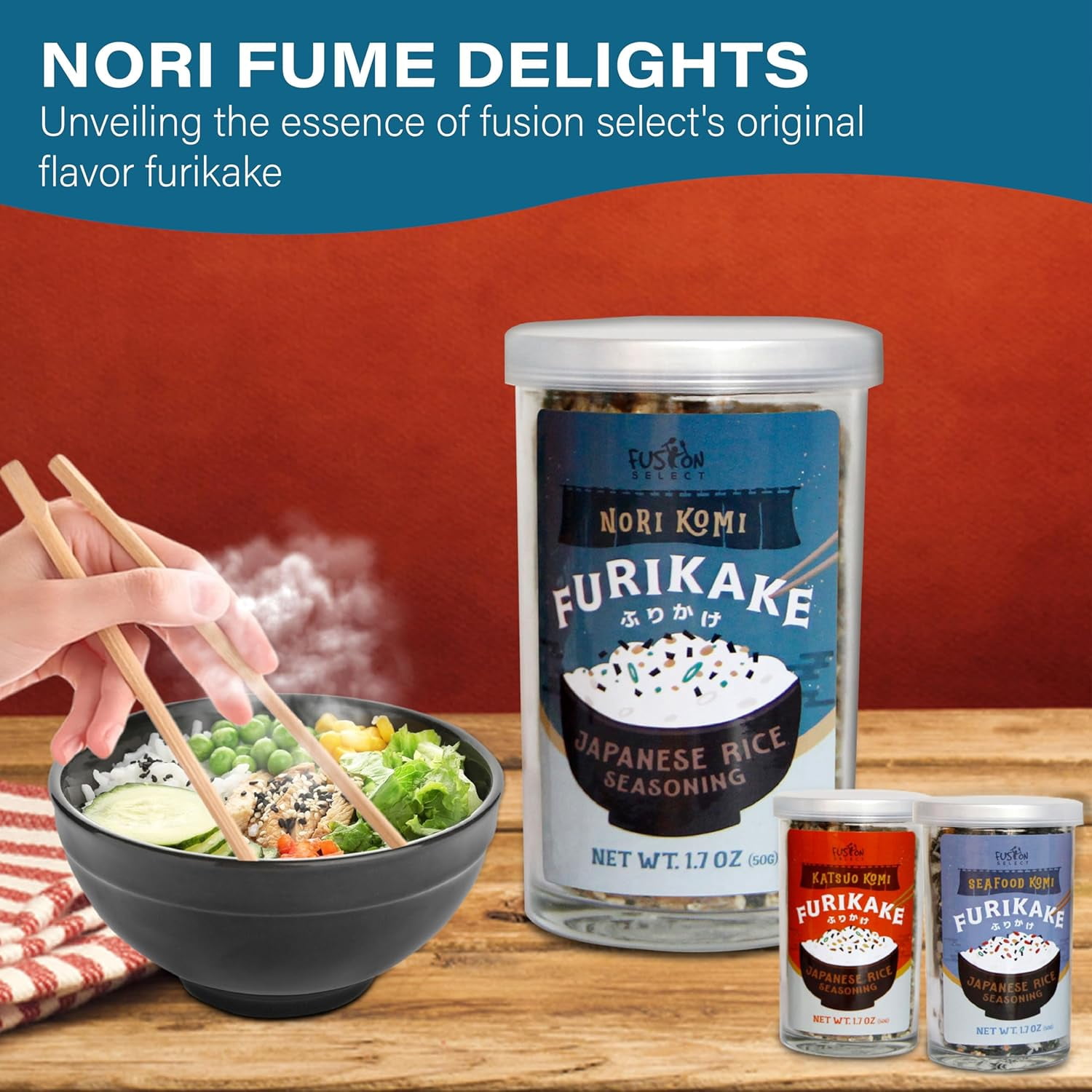 Fusion Select Furikake Rice Seasoning - Original Komi Furikake ...