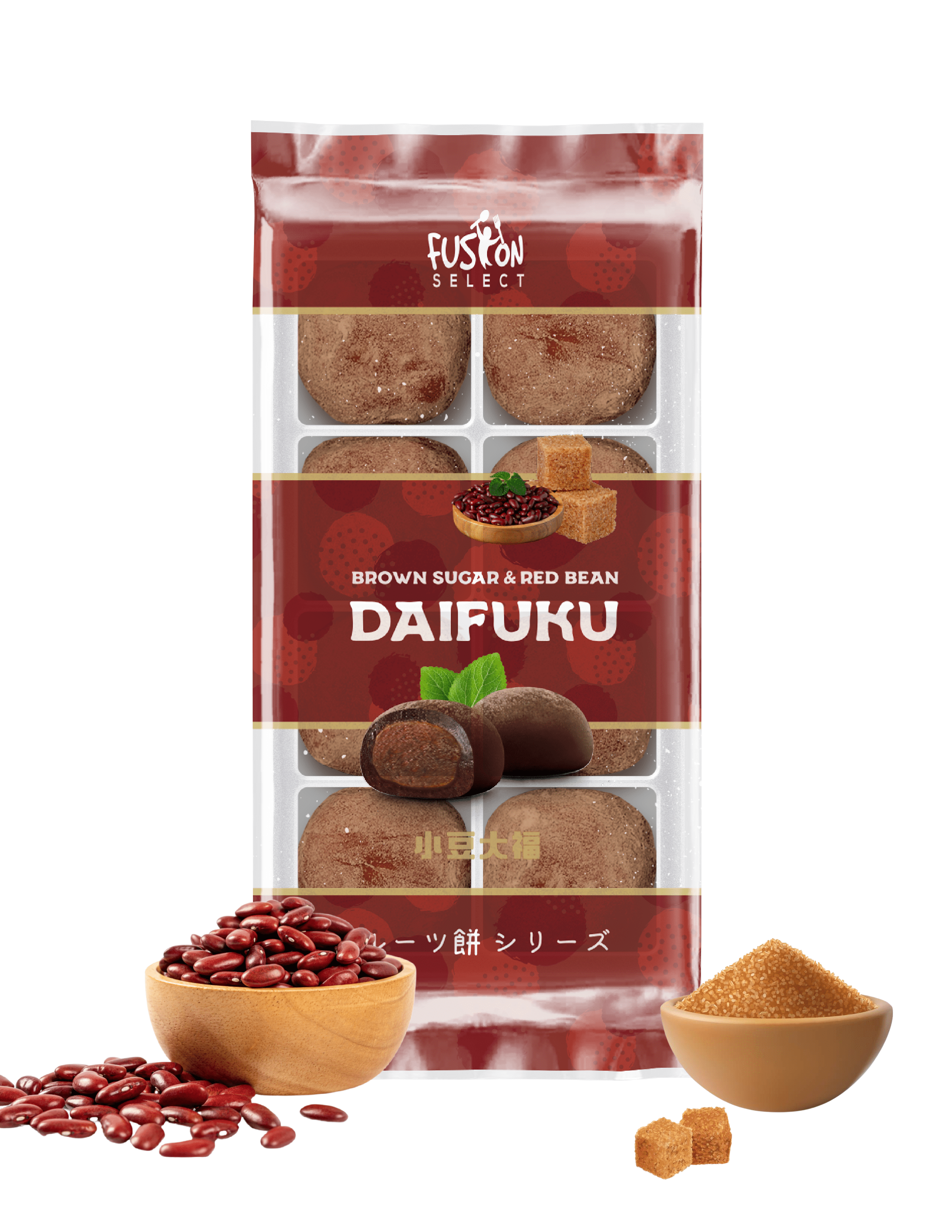 Fusion Select Japanese Mochi Fruit Daifuku Dessert Food, Sweet Rice ...