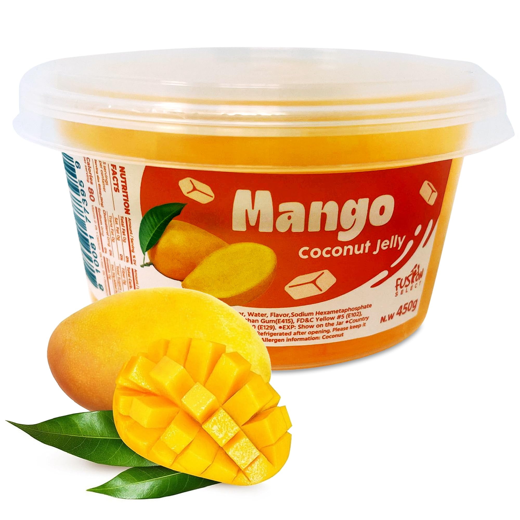 Fusion Select Mango Jelly MFF30 - Fruity Coconut Gel Snacks & Drinks ...