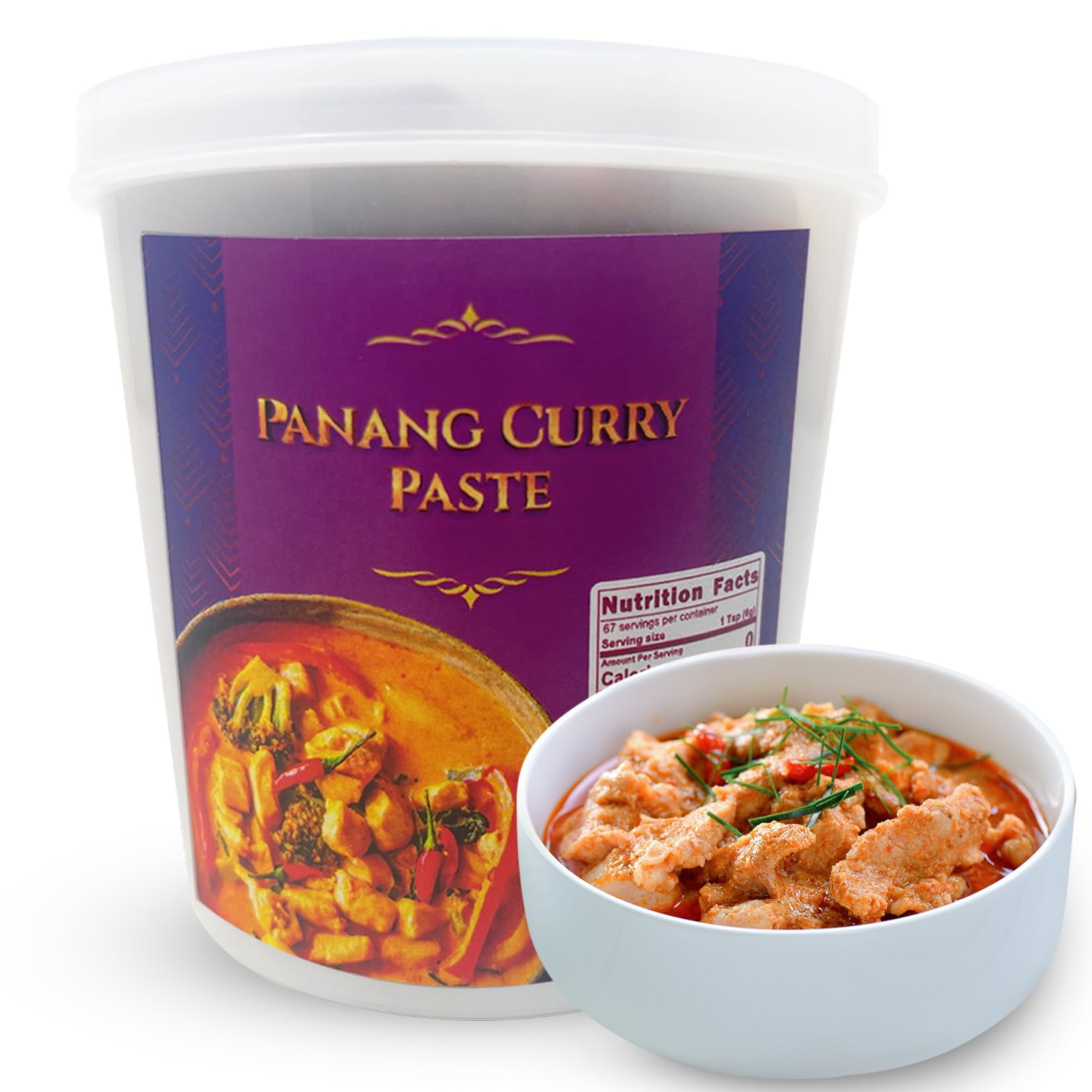 Fusion Select Panang Curry Paste - AD01 Seasoning Spice Blend for Asian ...
