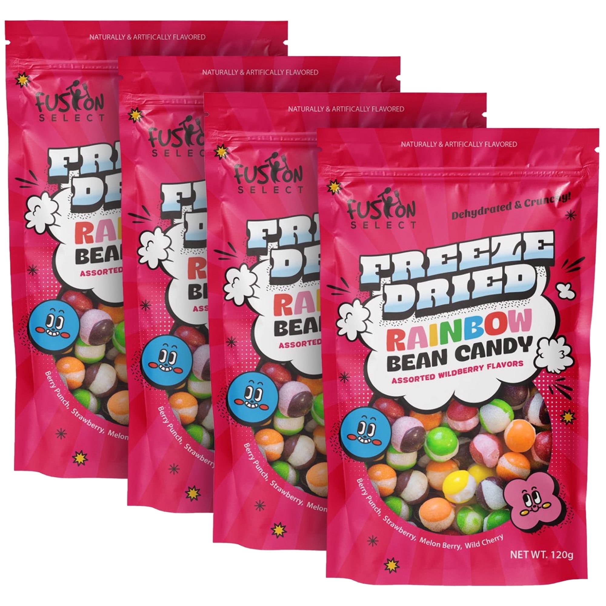 Fusion Select Rainbow Bean Candy - Assorted Freeze Dried Candy Pack ...